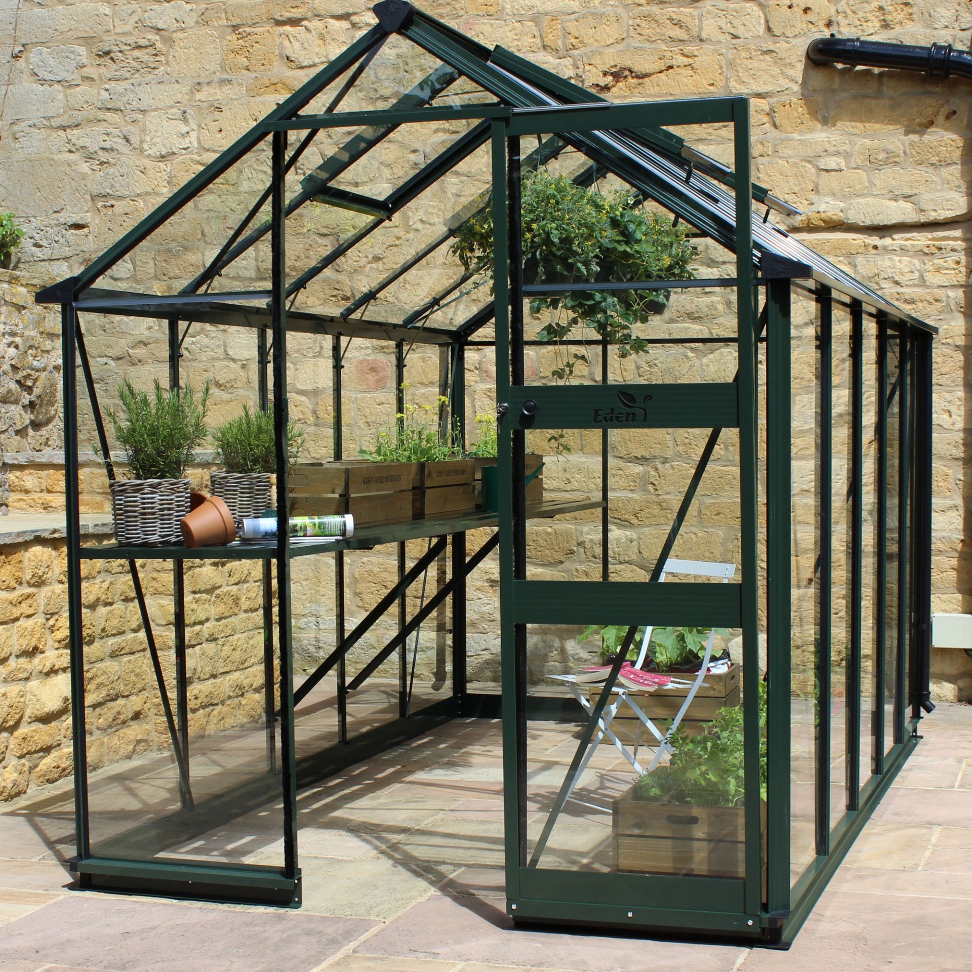 Tuinkas Burford 106 met veiligheidsglas - Tuinen-shop.nl