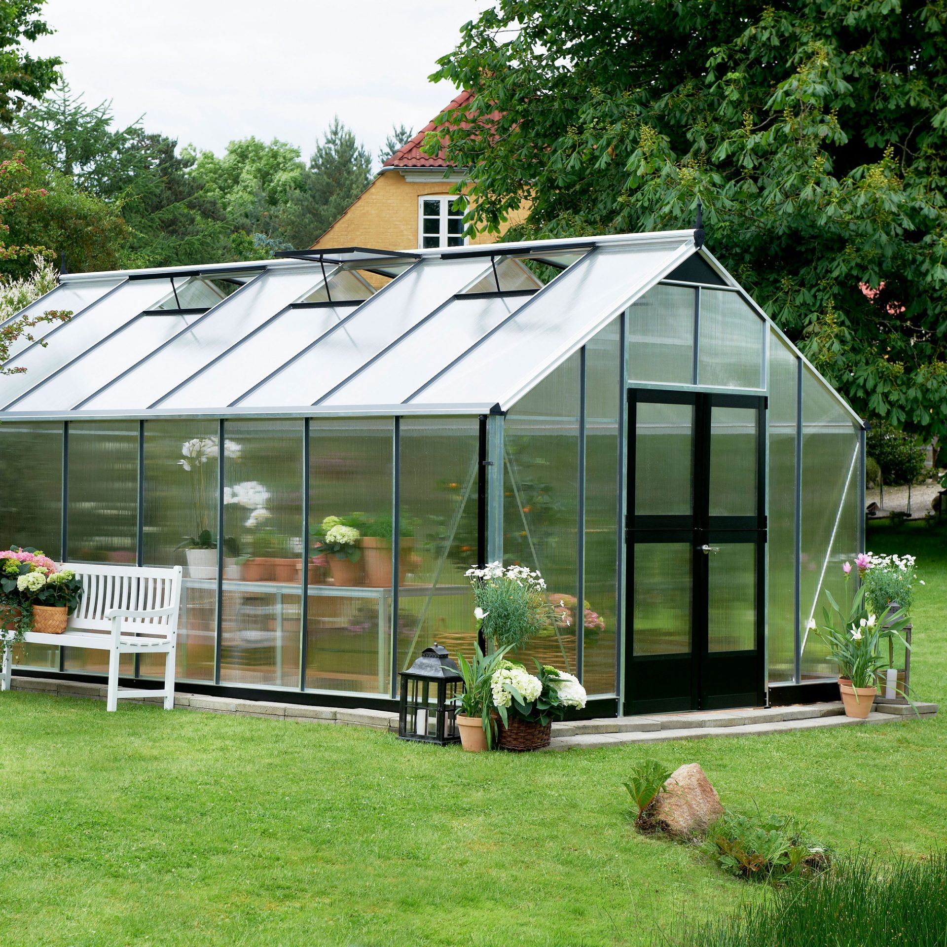 Tuinkas Gardener 214 met polycarbonaat - Tuinen-shop.nl