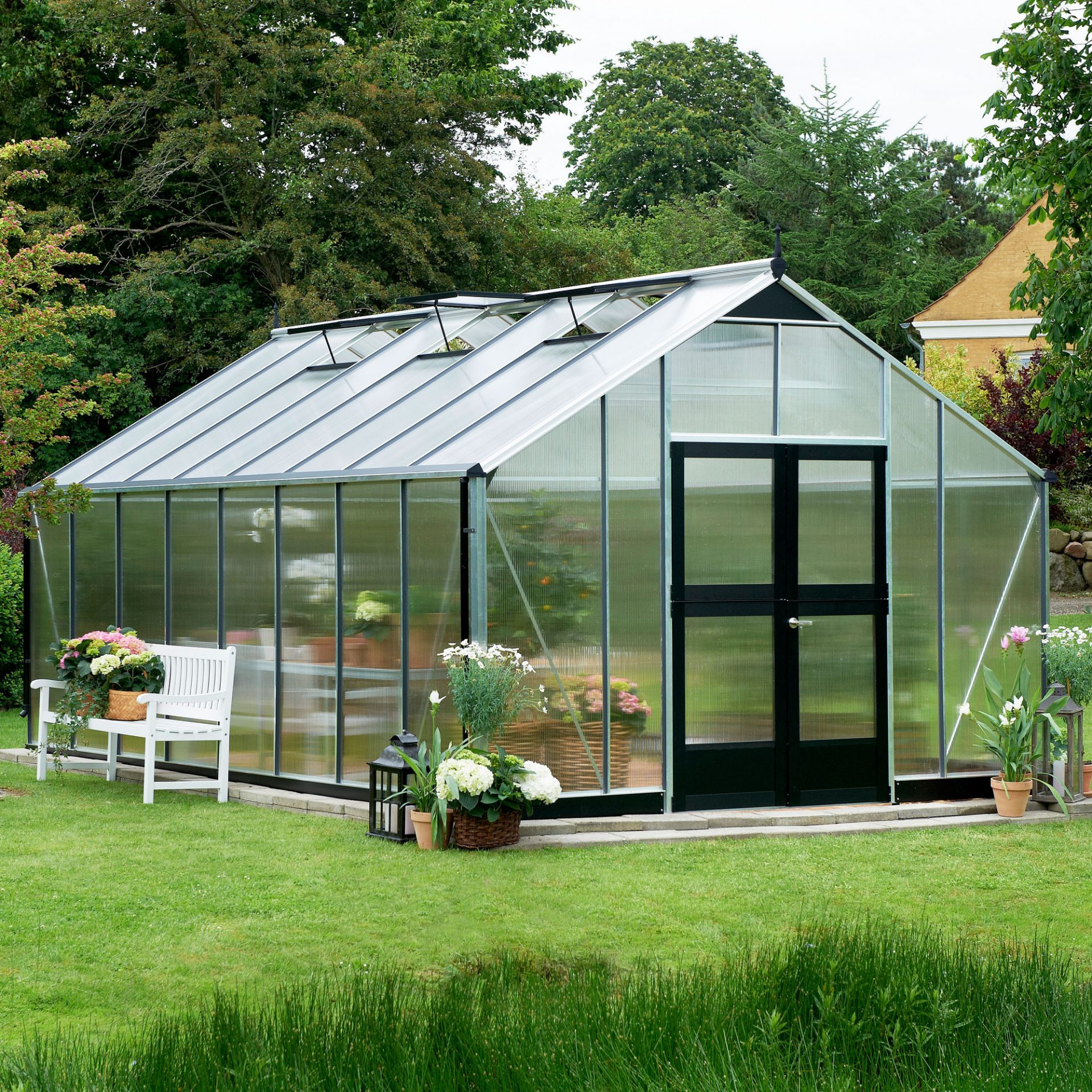 Tuinkas Gardener 214 met polycarbonaat - Tuinen-shop.nl