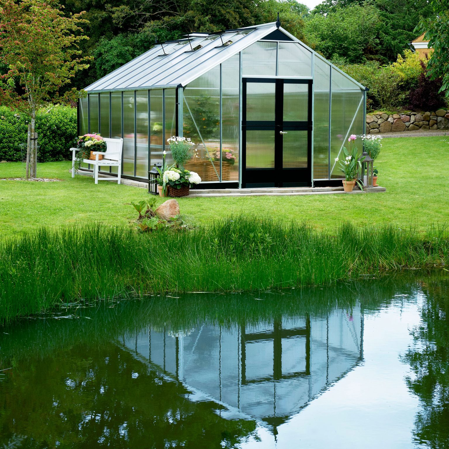 Tuinkas Gardener 214 met polycarbonaat - Tuinen-shop.nl