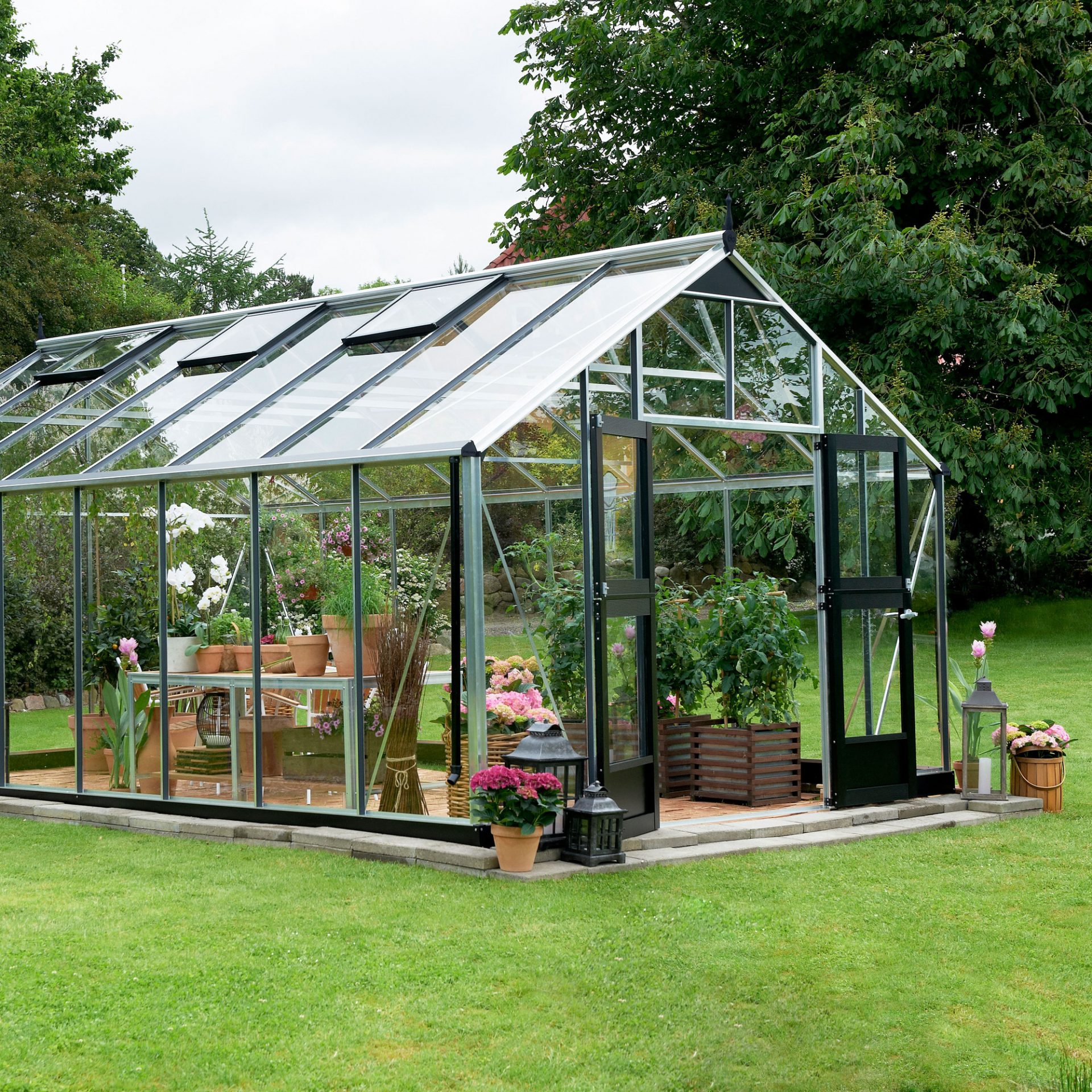 Tuinkas Gardener 214 met veiligheidsglas - Tuinen-shop.nl