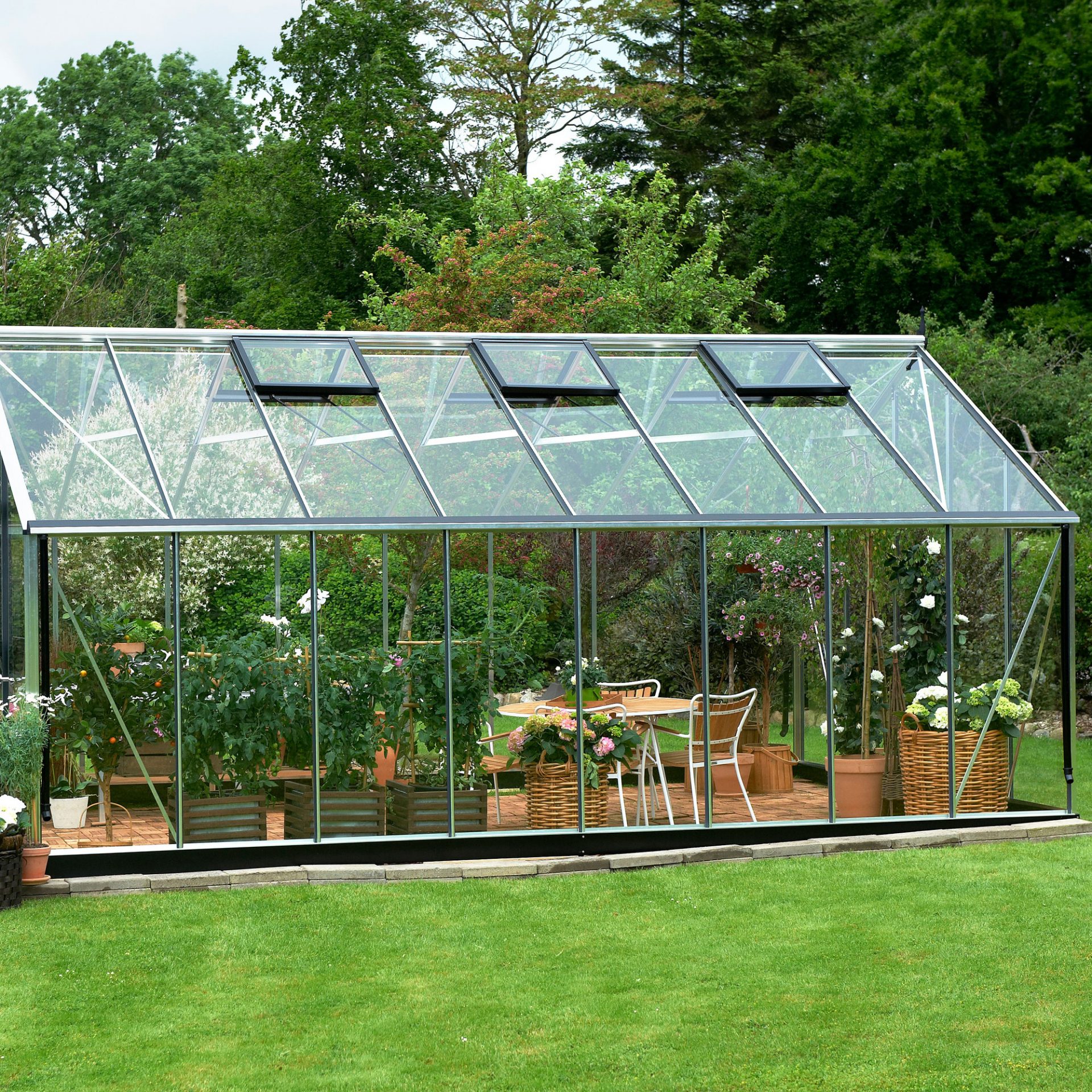 Tuinkas Gardener 214 met veiligheidsglas - Tuinen-shop.nl